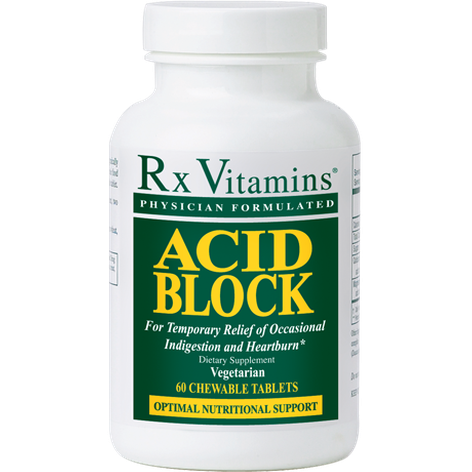 Acid Block 60 Chewable Tablets – Apicella Health Store
